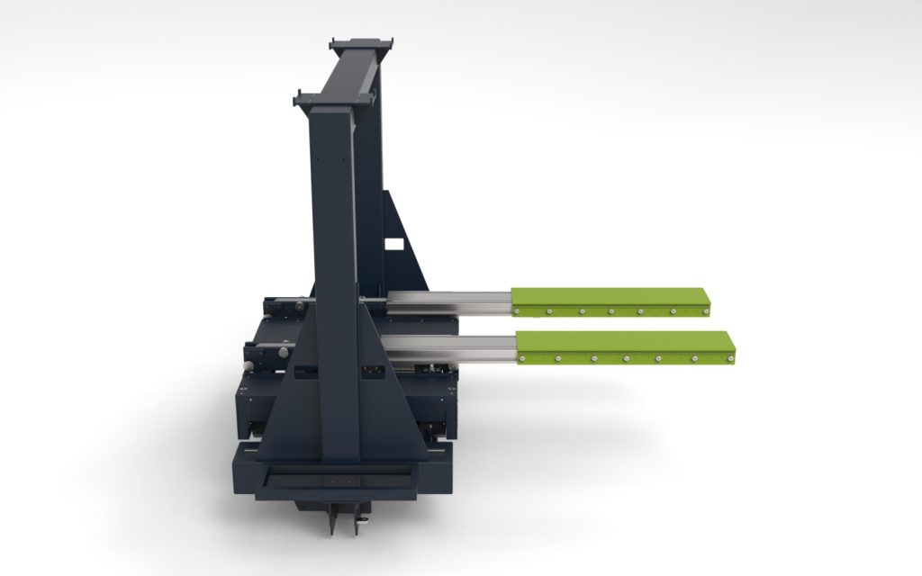 Eccentric lifting device on a transfer car | AFB GmbH