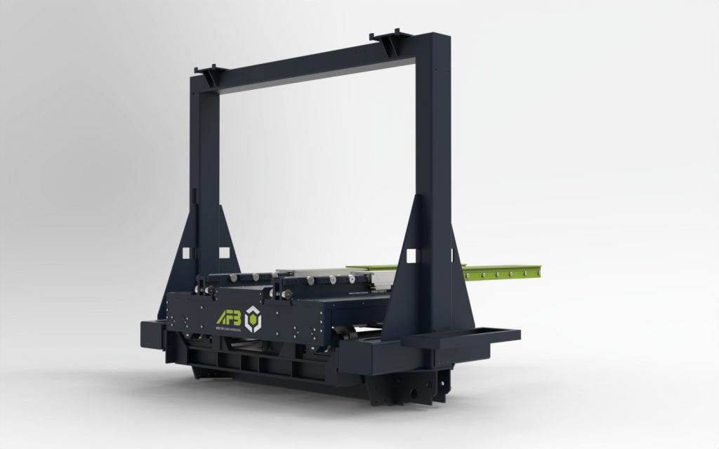 Eccentric lifting device on a transfer car | AFB GmbH