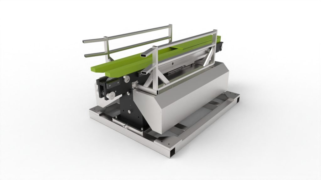 Eccentric lifting device with special telescopic fork