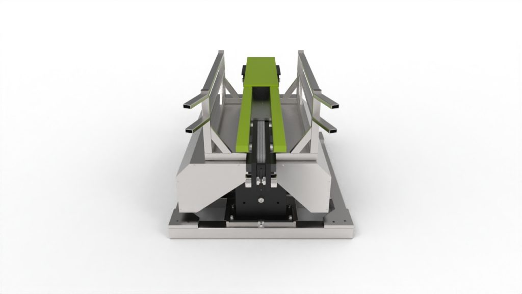 Eccentric lifting device with special telescopic fork
